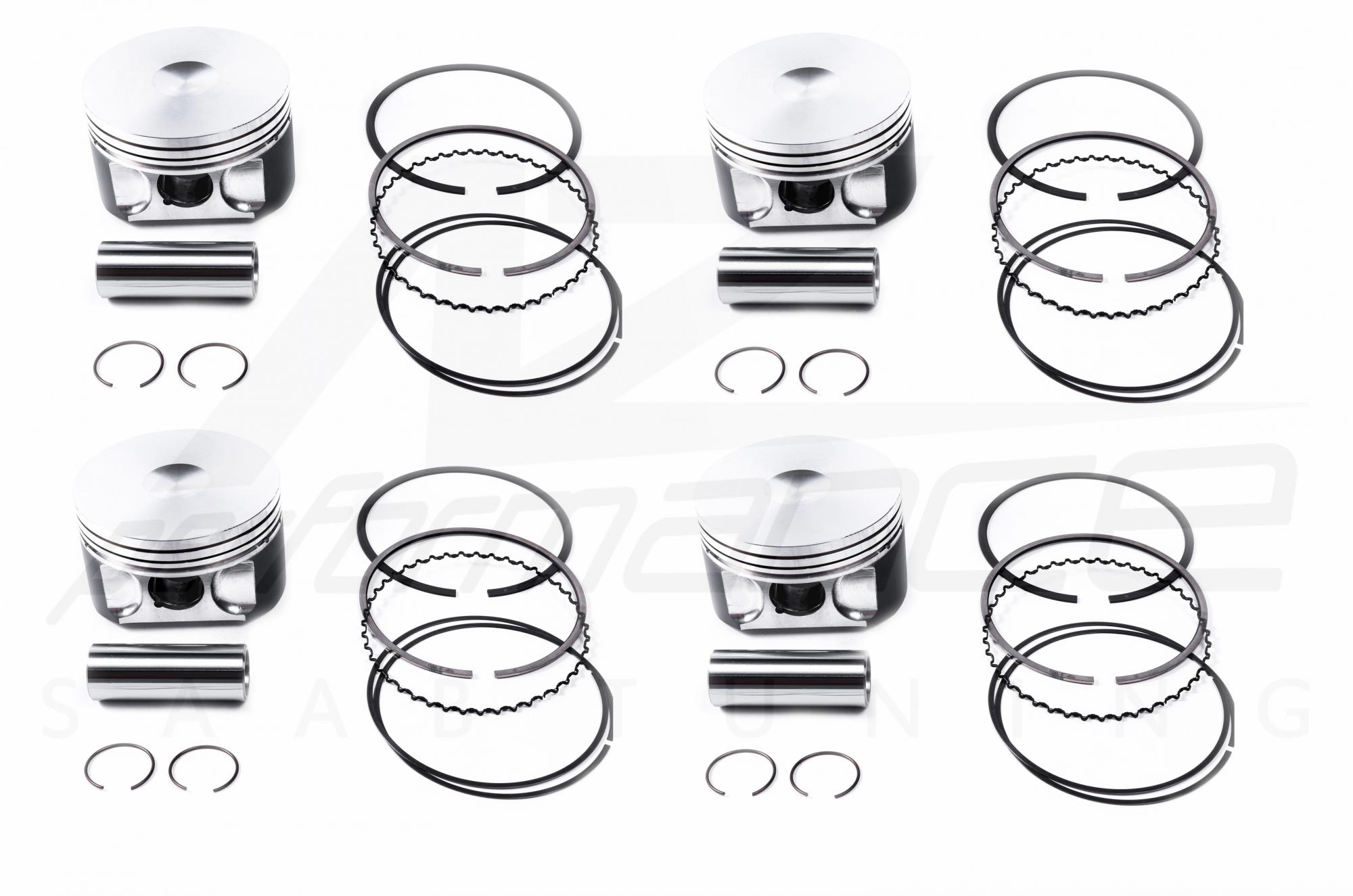 A-Zperformance | Wössner Forged Piston Kit RENAULT 1.6 16V K4M 80.00mm ...