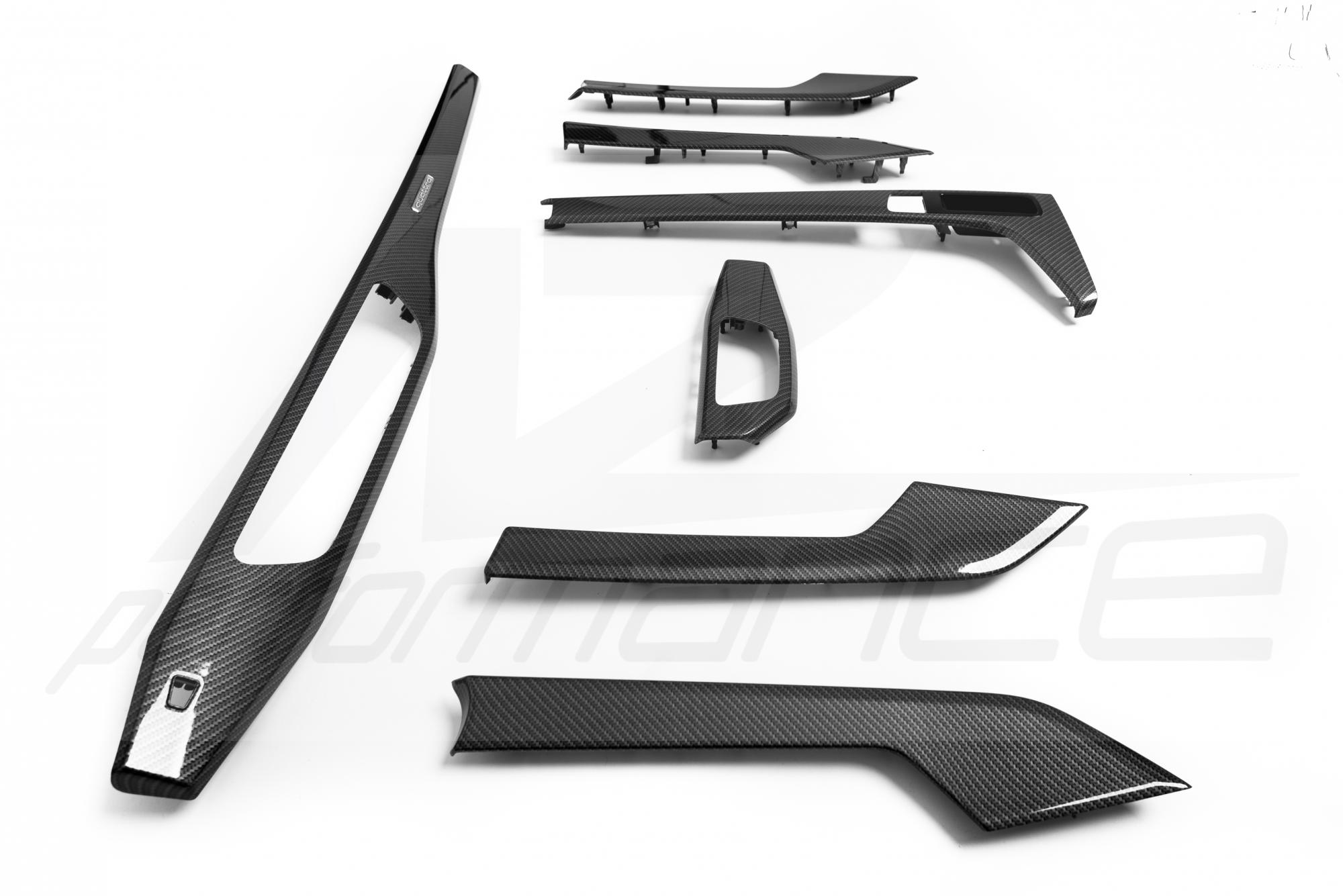 A-Zperformance | Shiny Carbon-Silver Interior Kit AUDI A4 B9 - php 5.6. ...